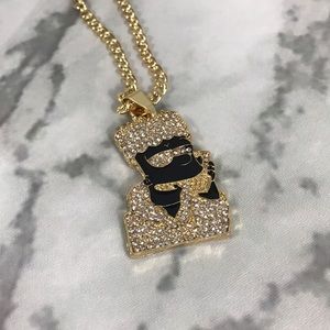 Jewelry | New Bart Simpson Iced Out Pendant With Chain | Poshmark